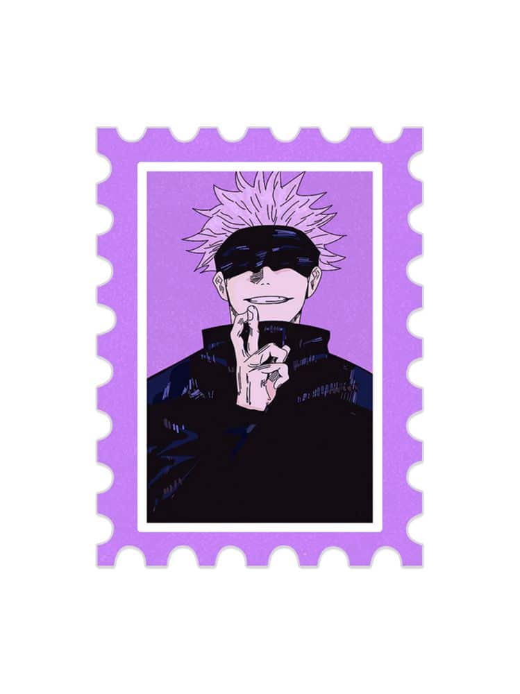 Satoru Gojo Stamp Sticker – Dattehameha